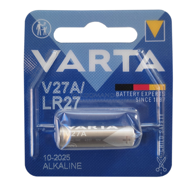 Pila Varta 12V MN27 - 27A - K27A per telecomandi
